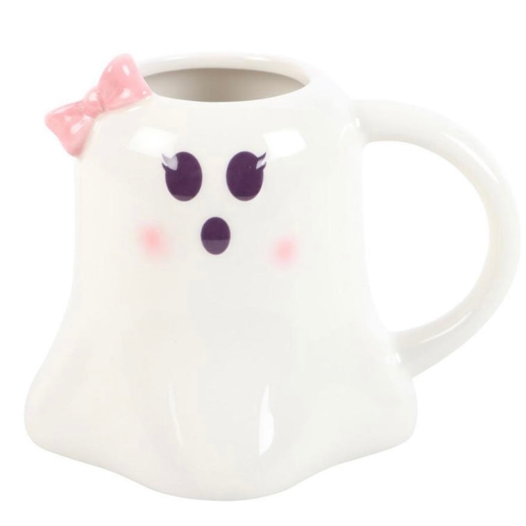 Miss Boo ~ Halloween Ghost Mug – Muse Crystals & Mystical Gifts