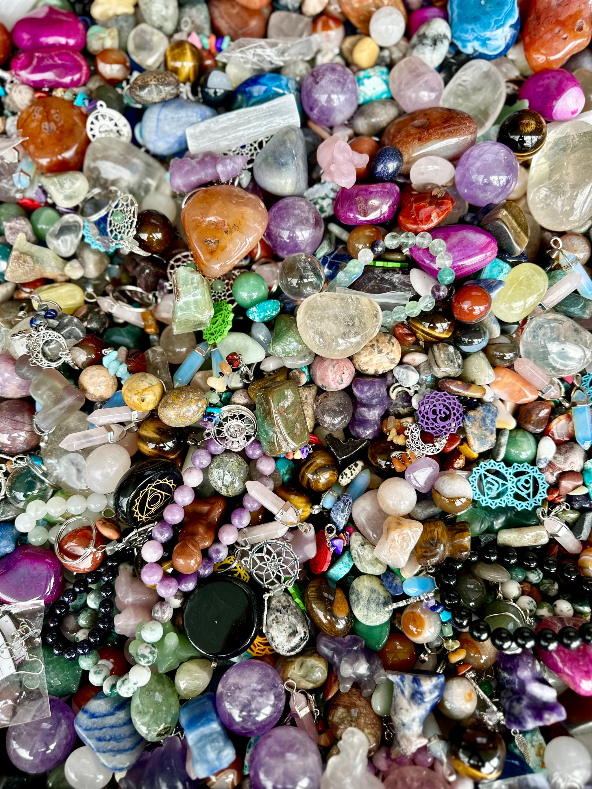 Crystal Confetti - Lucky Dip Scoop – Muse Crystals & Mystical Gifts