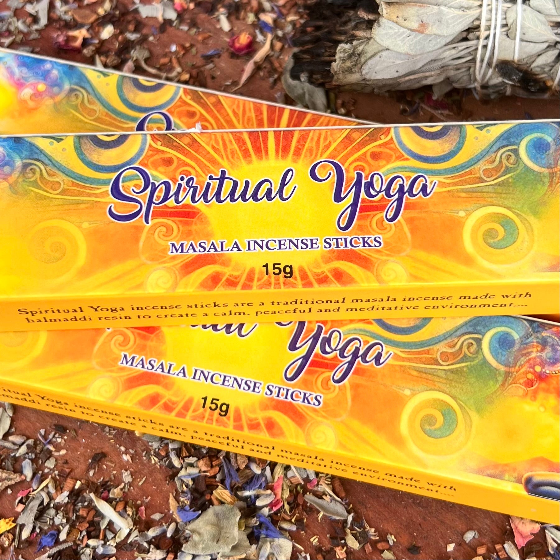 Spiritual Yoga Incense ~ 12 Sticks – Muse Crystals & Mystical Gifts