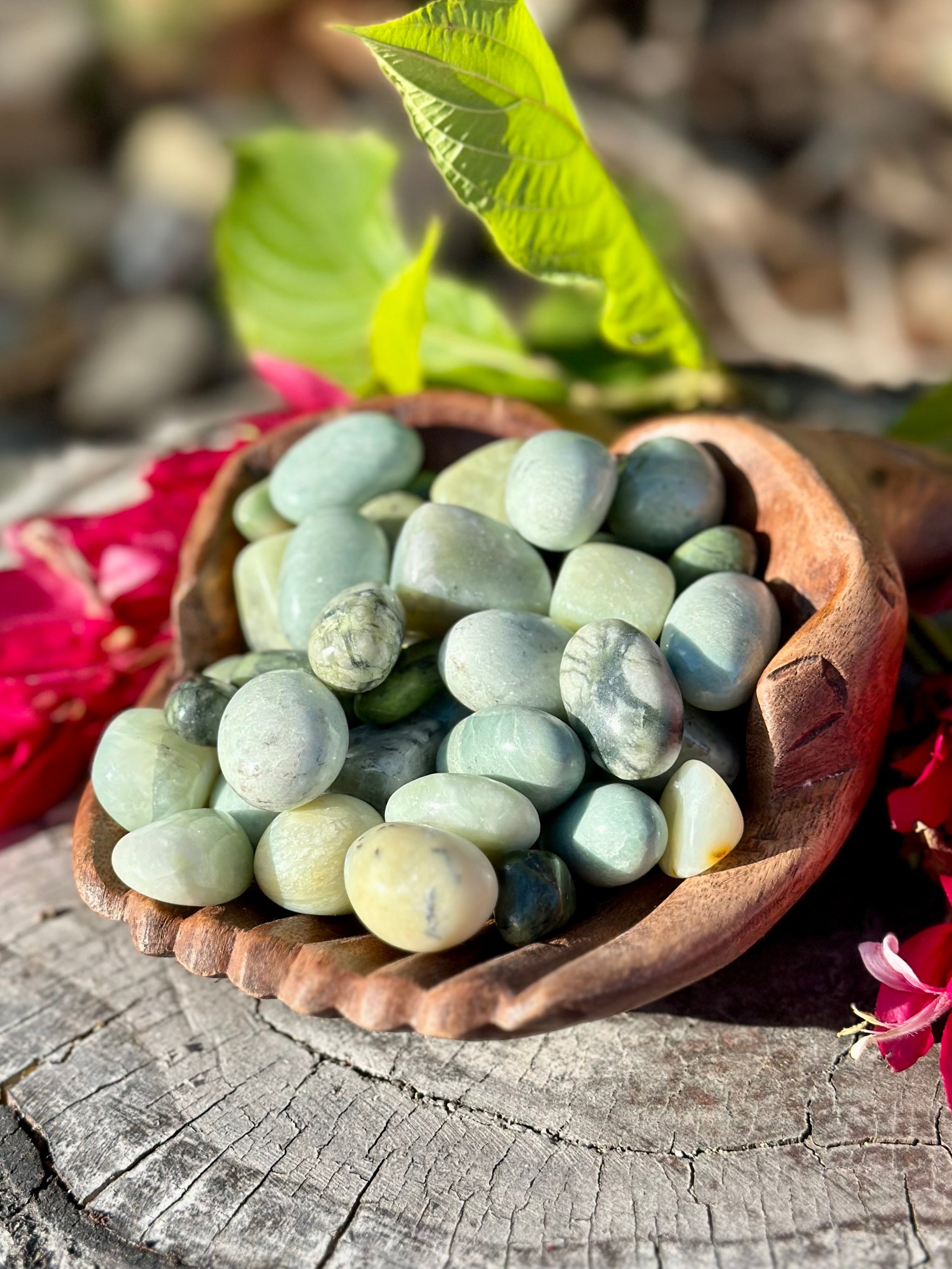 Buy Natural Jade Tumble Stone | Muse Crystals & Mystical Gifts