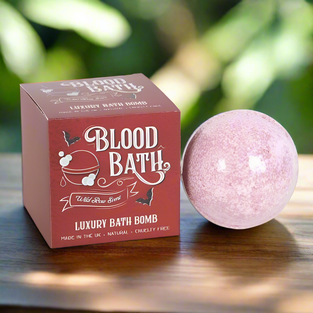 Blood Bath ~ Wild Rose Bath Bomb – Muse Crystals & Mystical Gifts