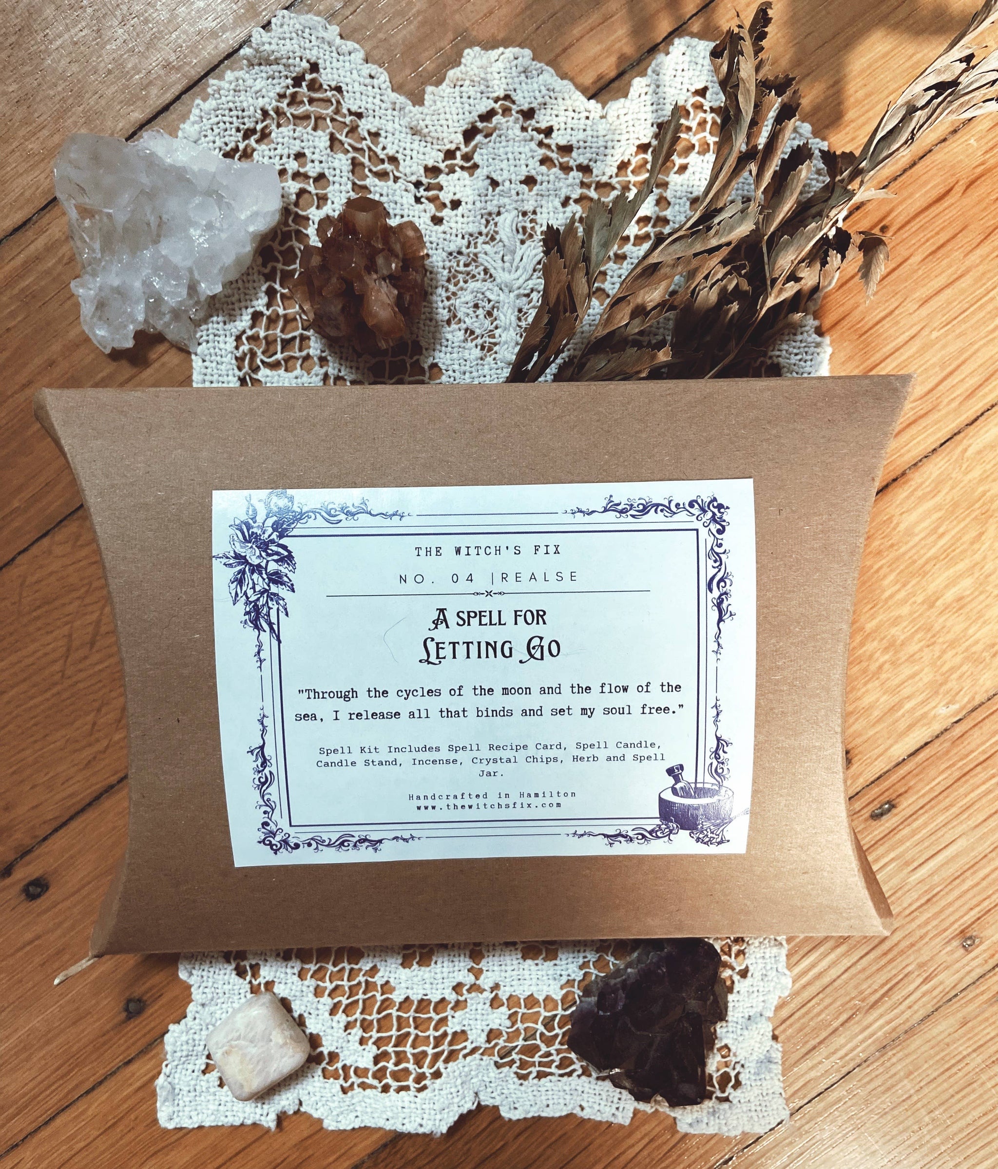 Letting Go ~ Spell Kit – Muse Crystals & Mystical Gifts