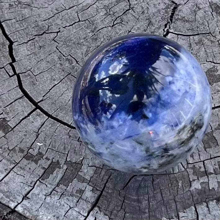 Dumortierite Sphere – Muse Crystals & Mystical Gifts