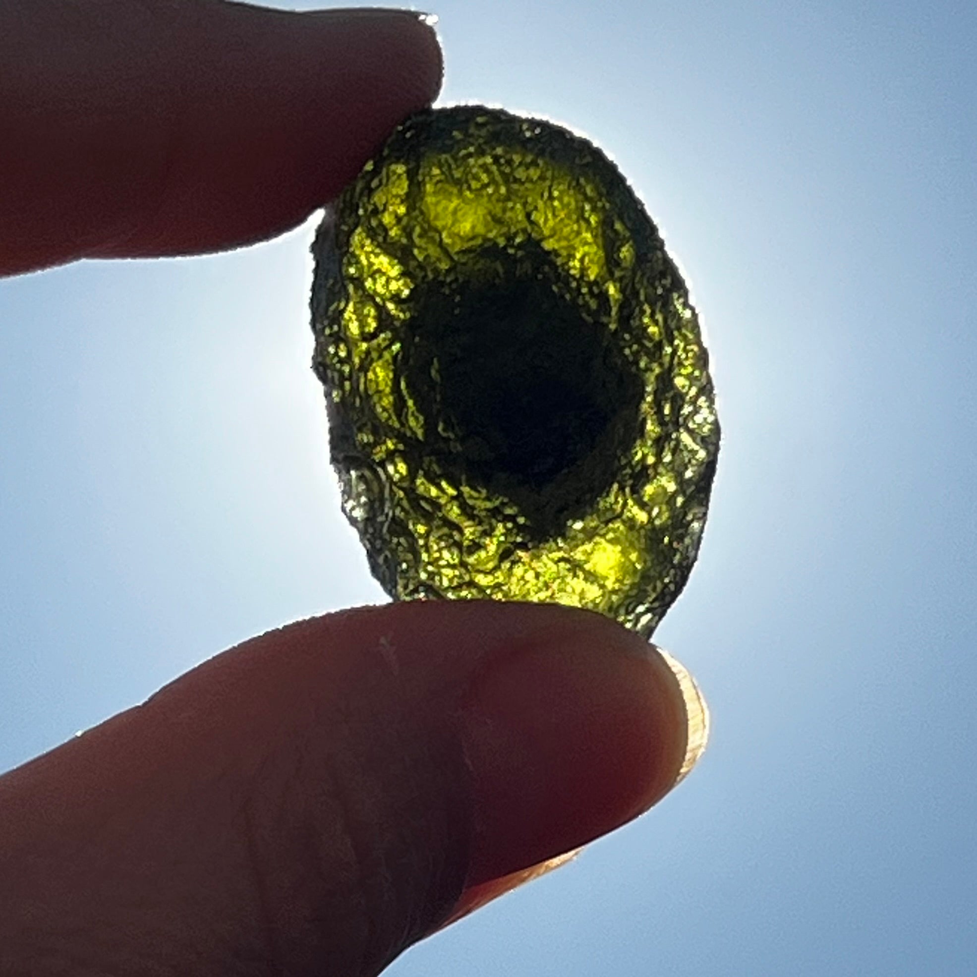 Raw Moldavite Specimen ~ RARE – Muse Crystals & Mystical Gifts