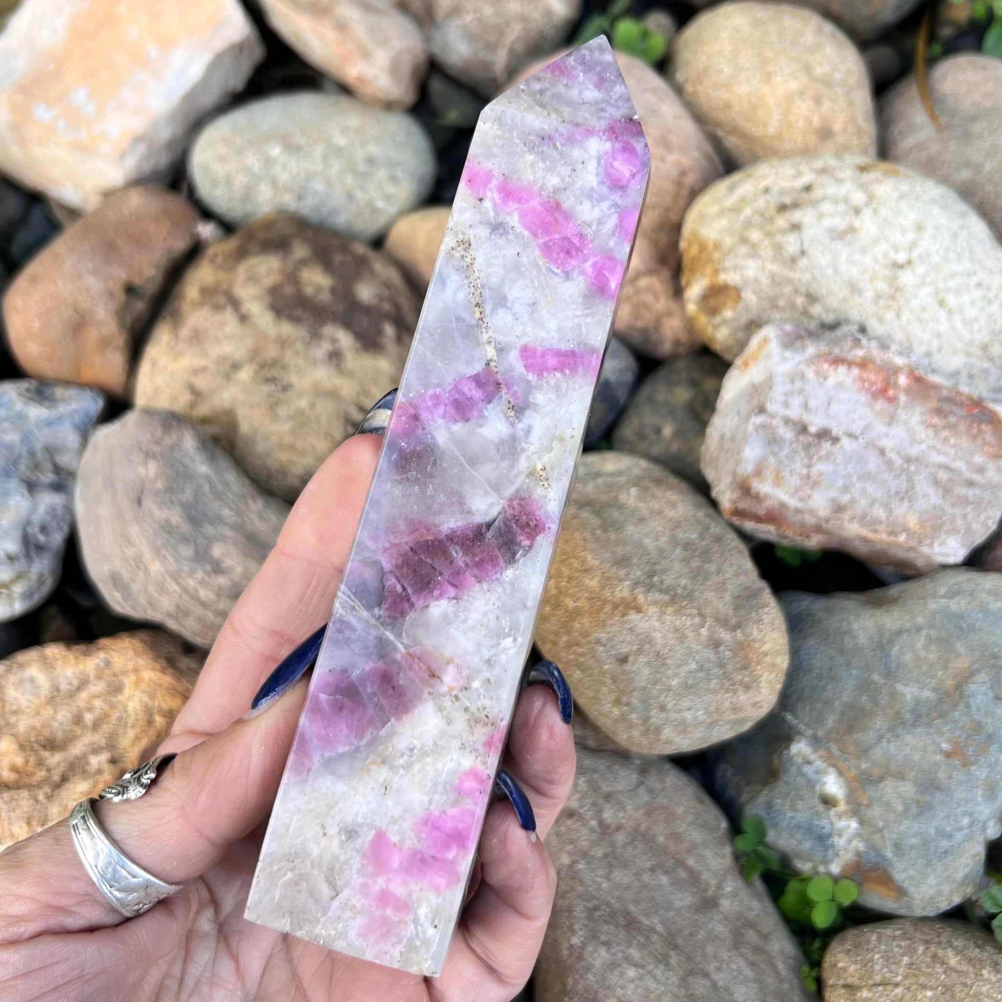 Pink Tourmaline Generator Tower – Muse Crystals & Mystical Gifts