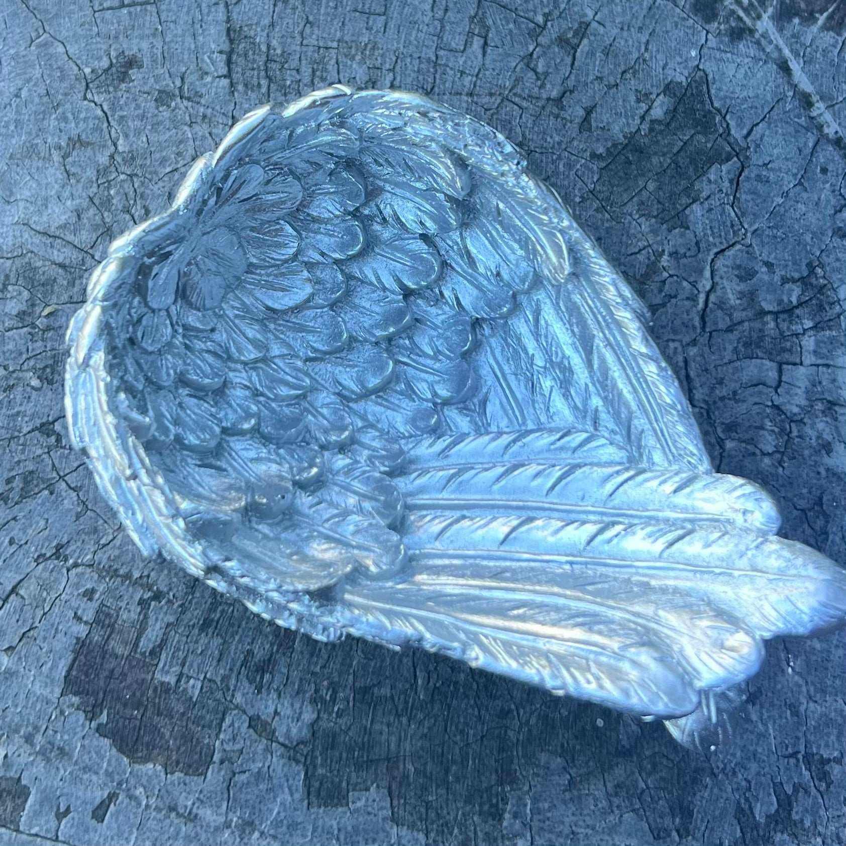 Angel Wing Trinket Bowl ~ Silver – Muse Crystals & Mystical Gifts