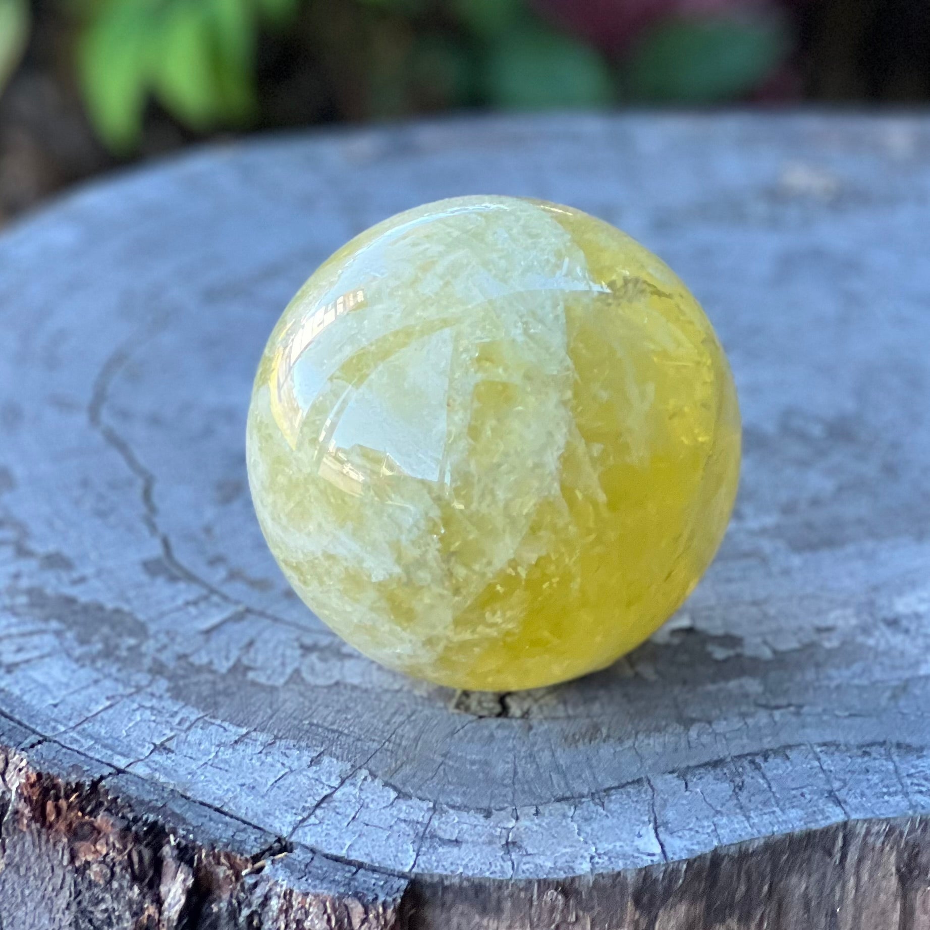 Citrine Abundance & Joy Large Sphere – Muse Crystals & Mystical Gifts