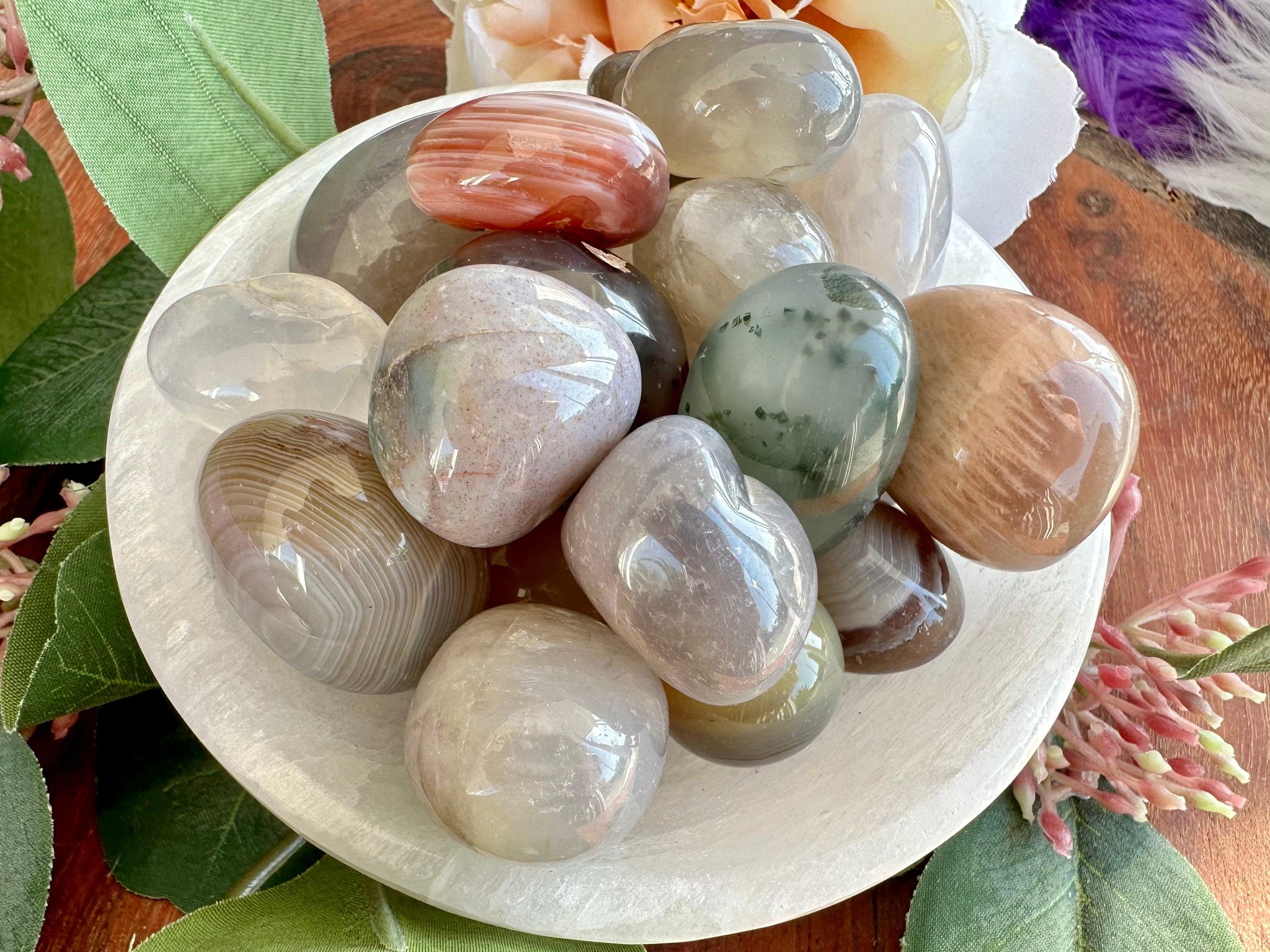 Buy Natural Agate Tumble Stone | Muse Crystals & Mystical Gifts