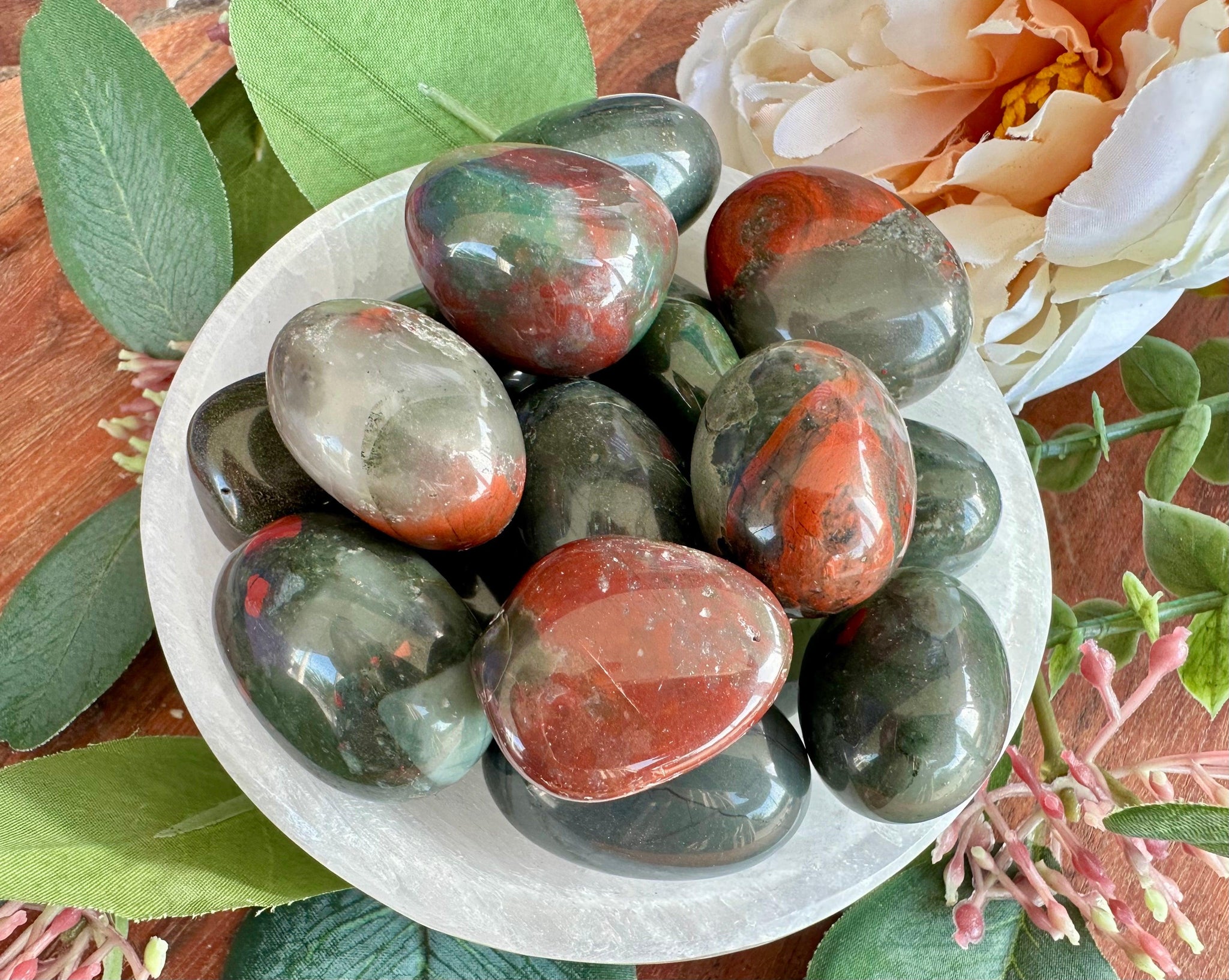 Buy Natural Bloodstone Tumble Stone | Muse Crystals & Mystical Gifts