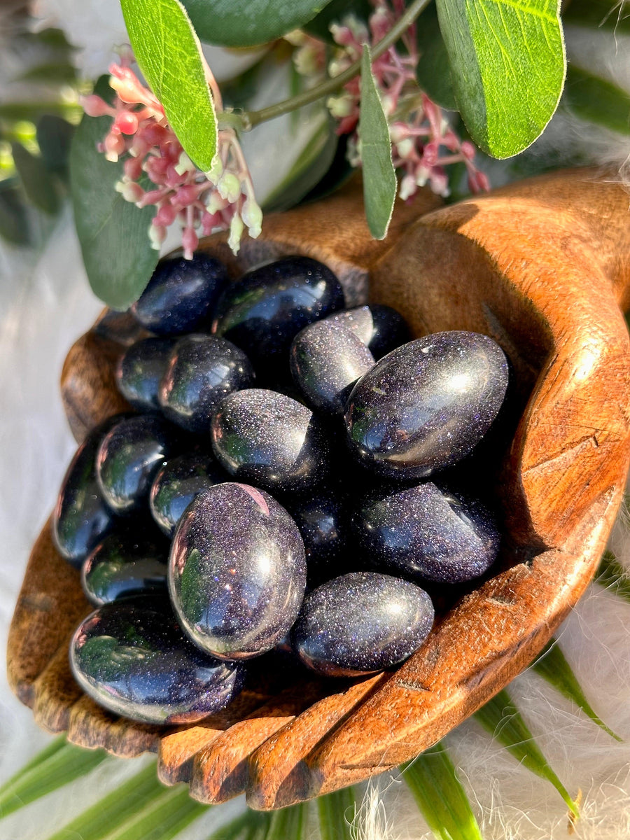 Buy Blue Goldstone Tumble Stone | Muse Crystals & Mystical Gifts