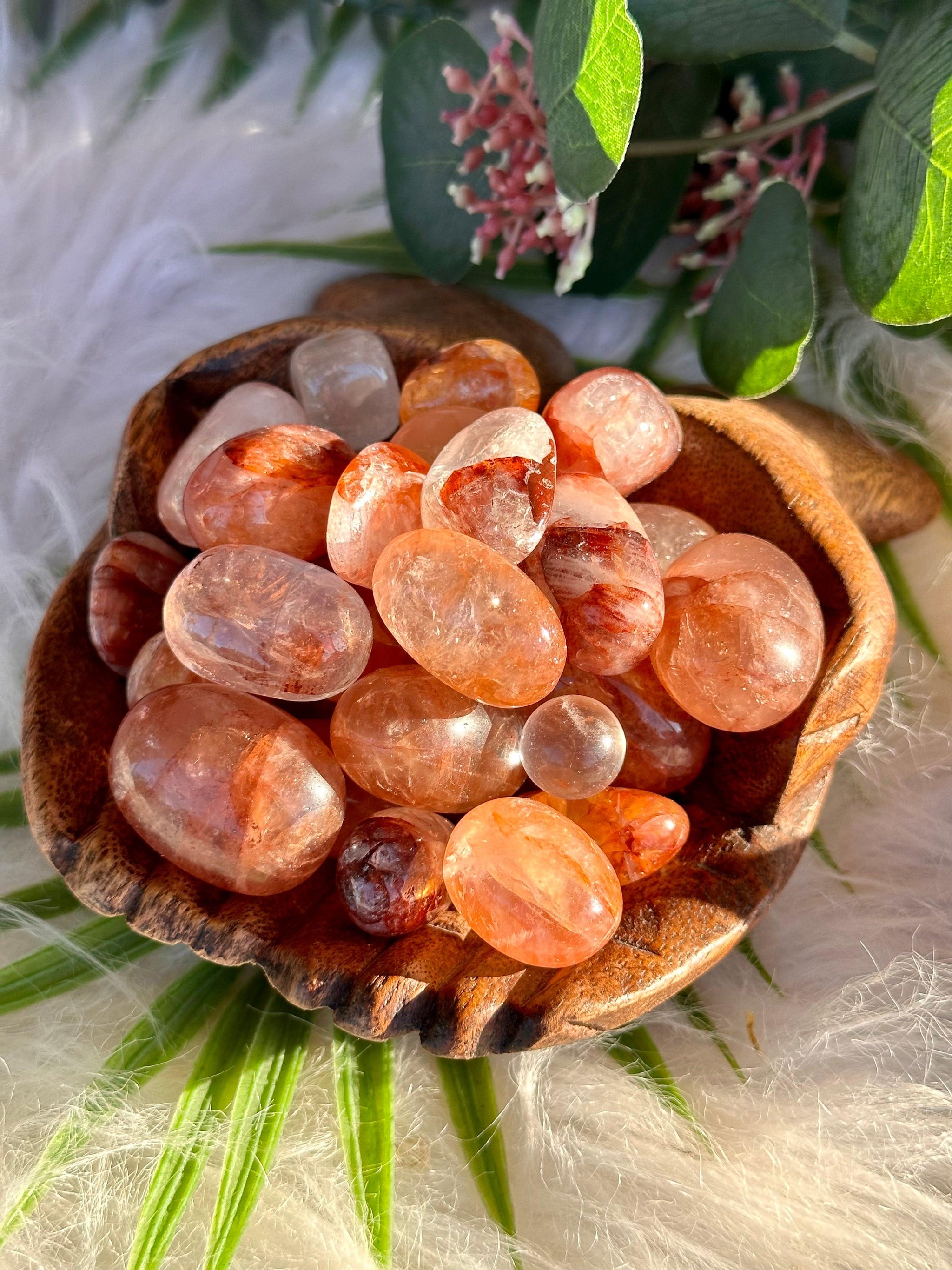 Buy Natural Fire Quartz Tumble Stone | Muse Crystals & Mystical Gifts