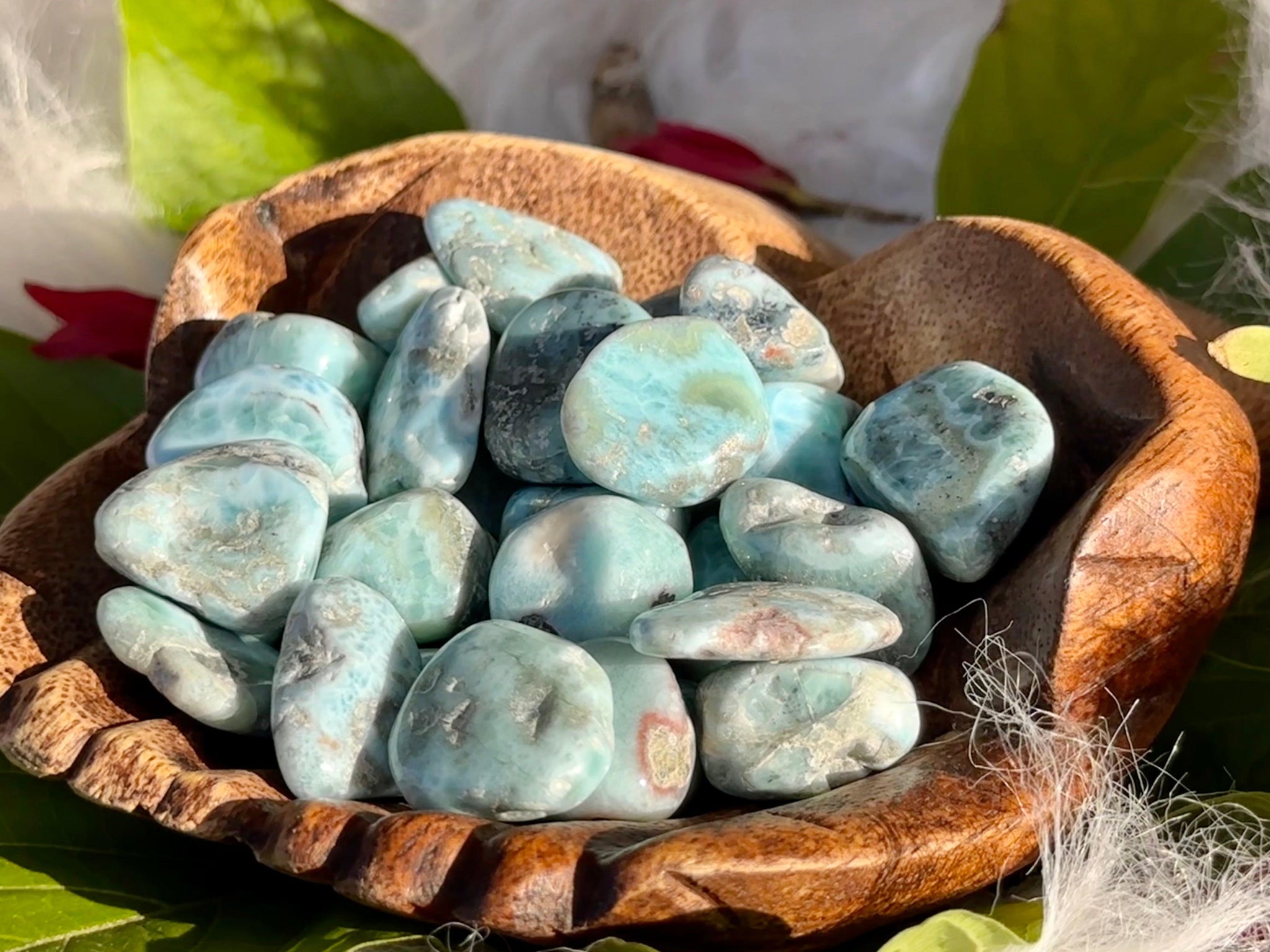 Buy Natural Larimar Tumble Stone | Muse Crystals & Mystical Gifts