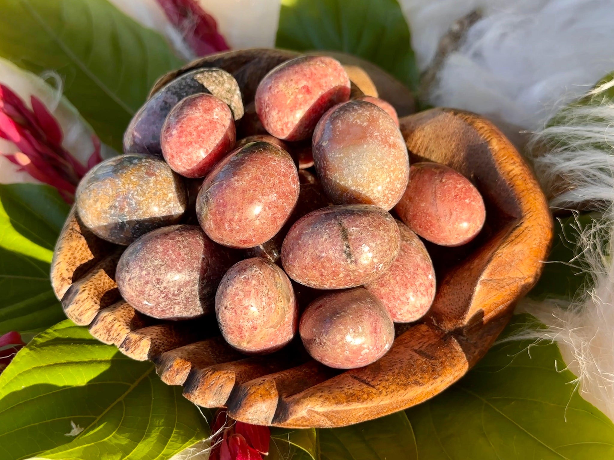 Buy Natural Rhodonite Tumble Stone | Muse Crystals & Mystical Gifts
