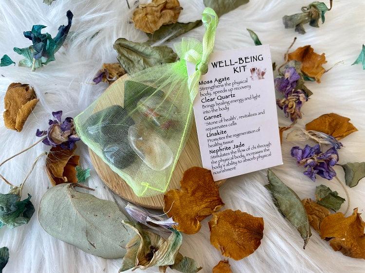 Shop Our Well-Being Tumbled Crystal Kit | Muse Crystals & Mystical Gifts